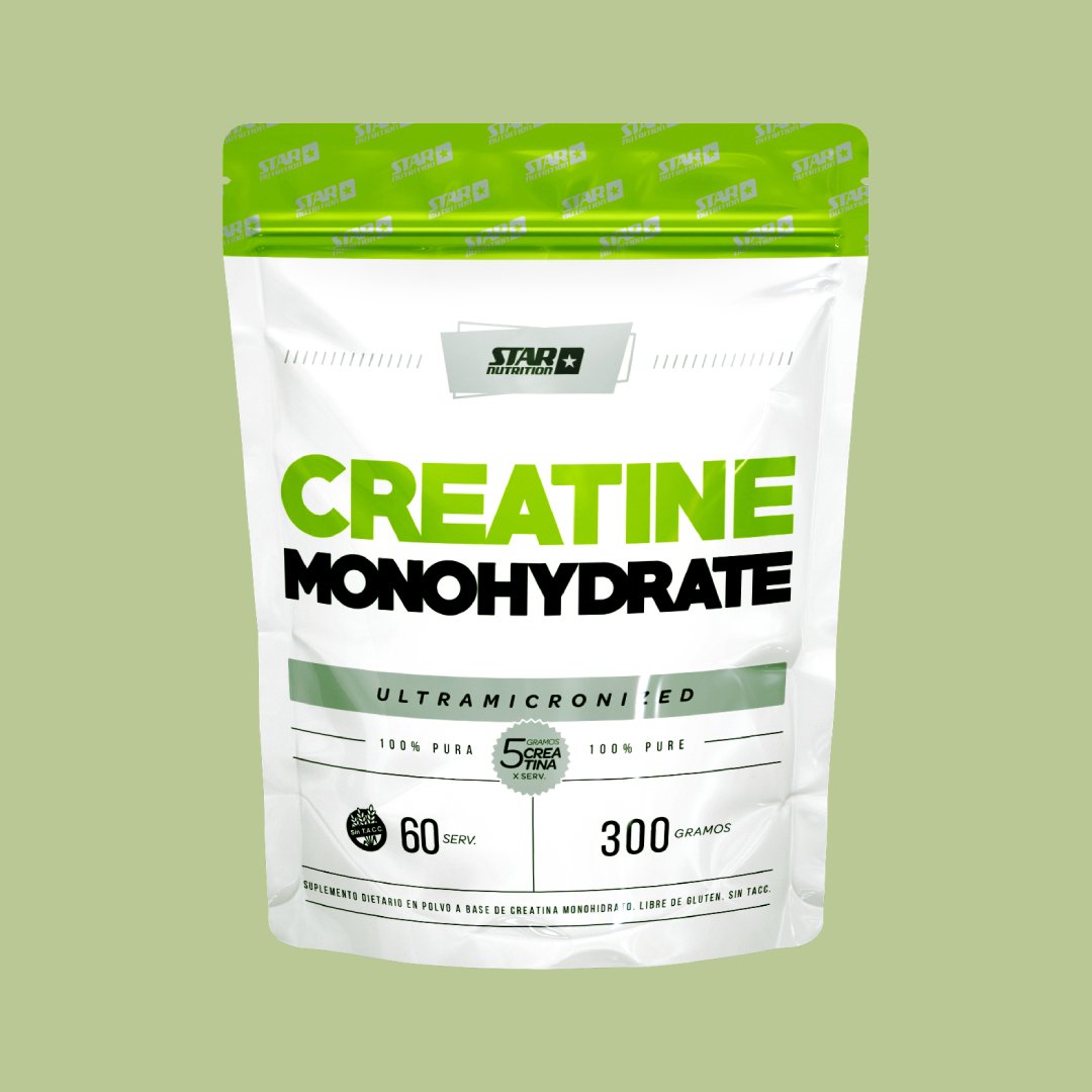 Creatina Star Nutrition 300 G - Más Fuerza E Hipertrofia